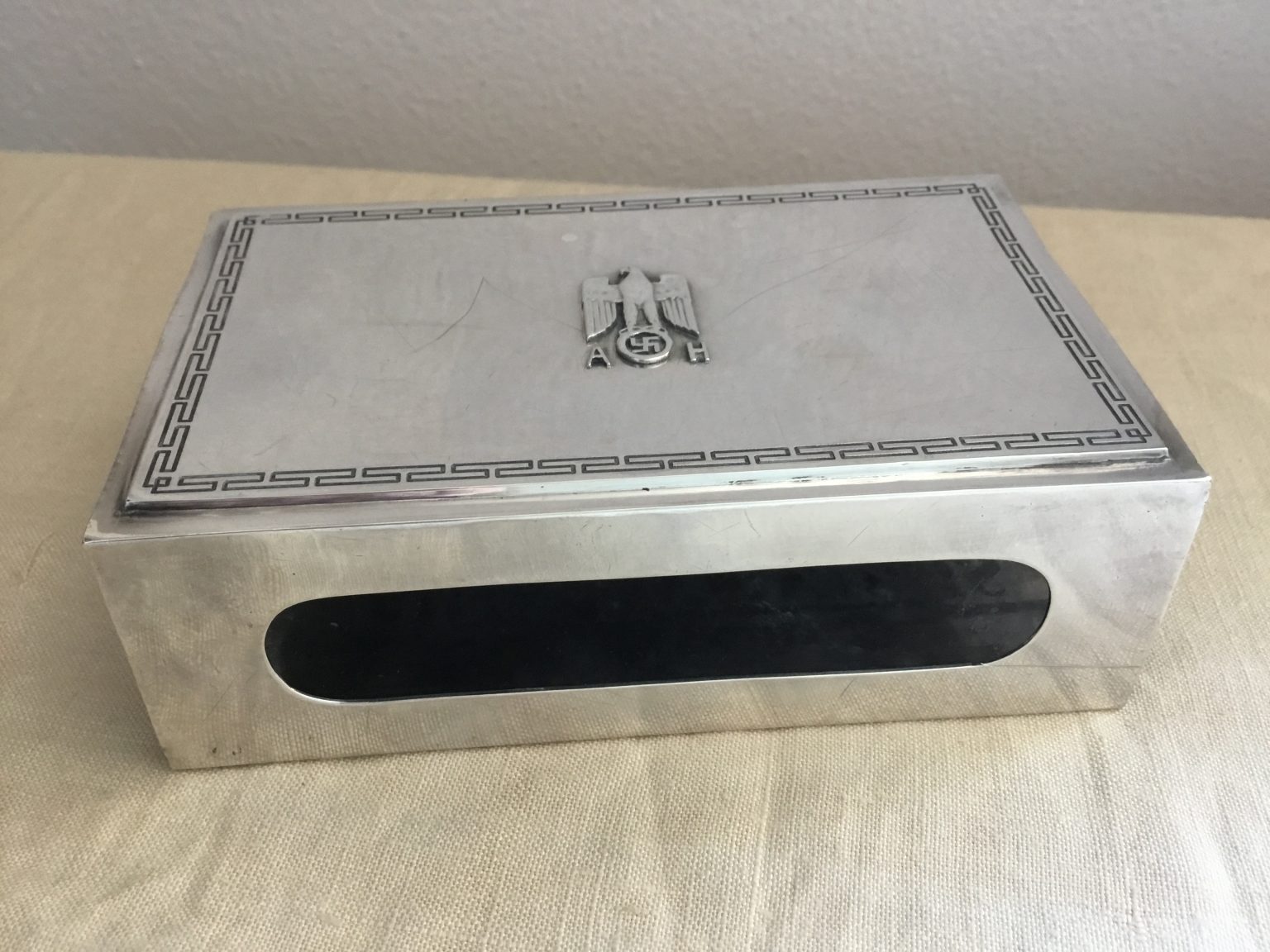 ADOLF HITLER MATCH BOX HOLDER | Memorabilia of War