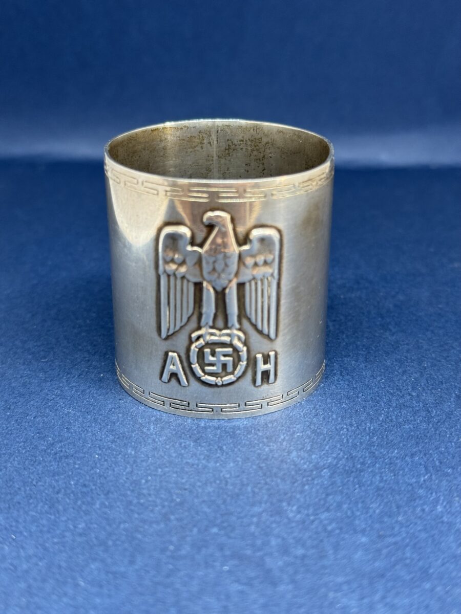 ADOLF HITLER SILVER FORMAL NAPKIN RING | Memorabilia of War